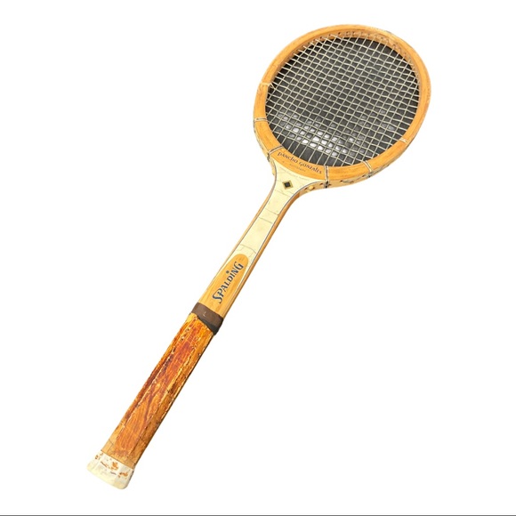 Spalding | Games | Vintage Spalding Tennis Racket Pancho Gonzales ...